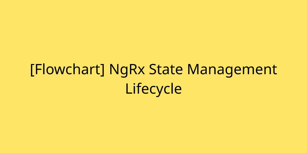 [Flowchart] NgRx State Management Lifecycle | Hien's Home